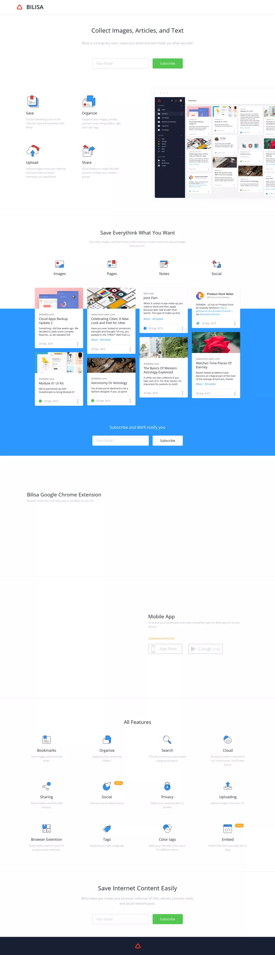 Bilisa on Land-book - get inspired by landings design and more